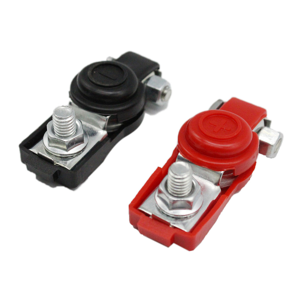 2pc 12V 24V Battery Terminals Connectors Clamps Quick Release Wire ...