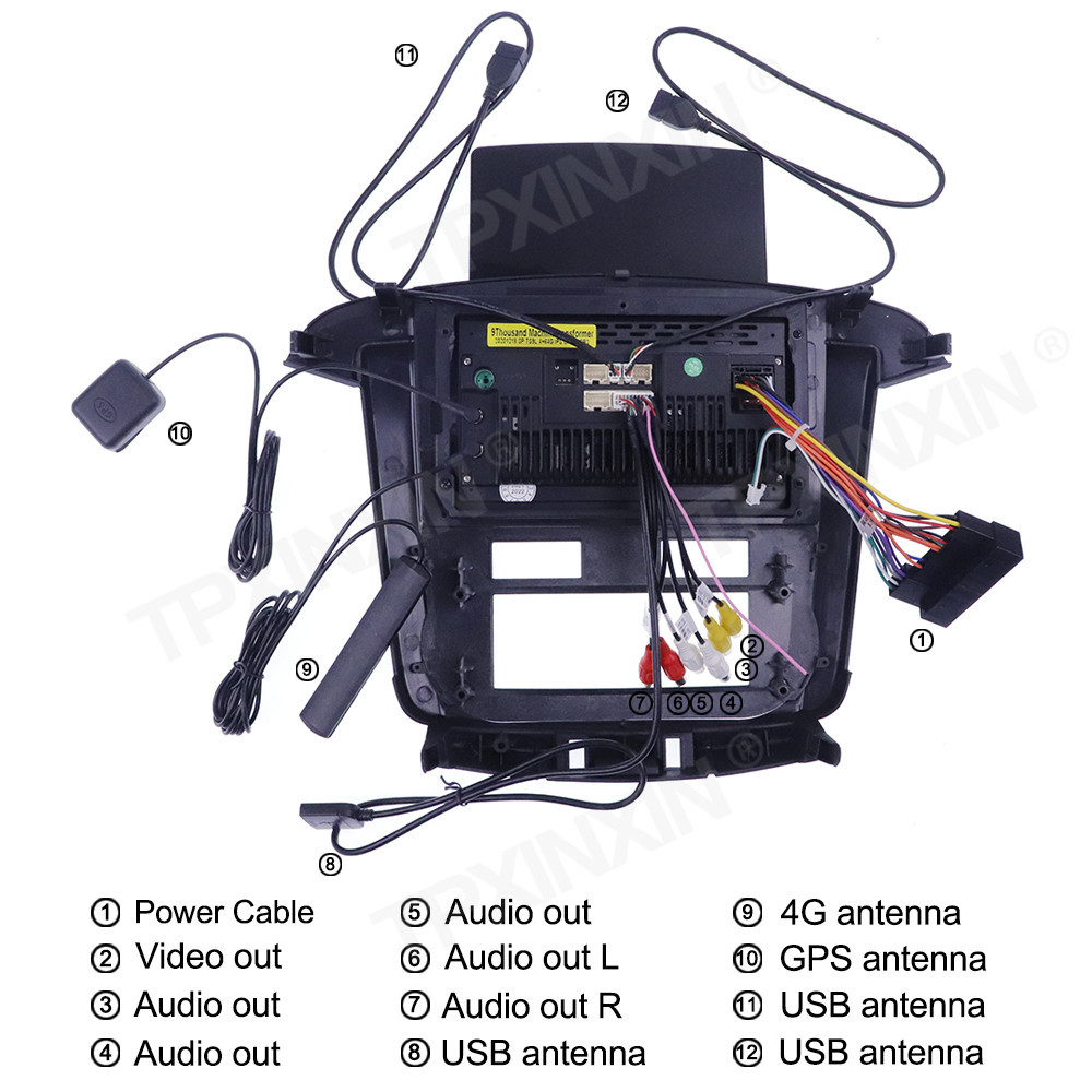 Car Radio For Toyota Innova 2008-2014 Auto 128G Android GPS Car ...