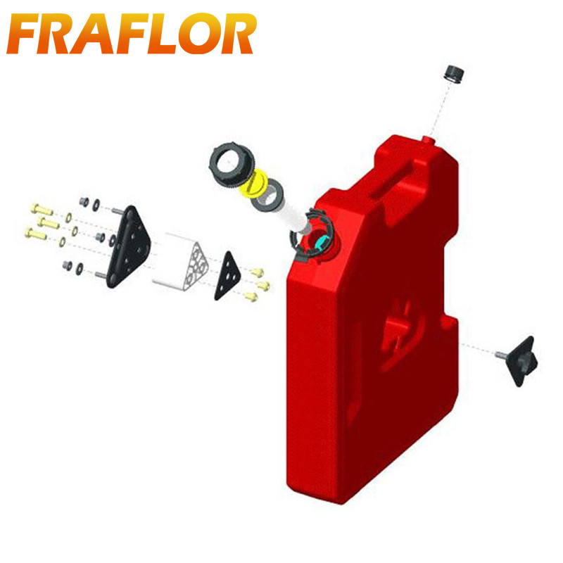 3 Gallon Fuel Tank Container 11.4L Jerrycan Jerry Can Backup Fuel Oil ...