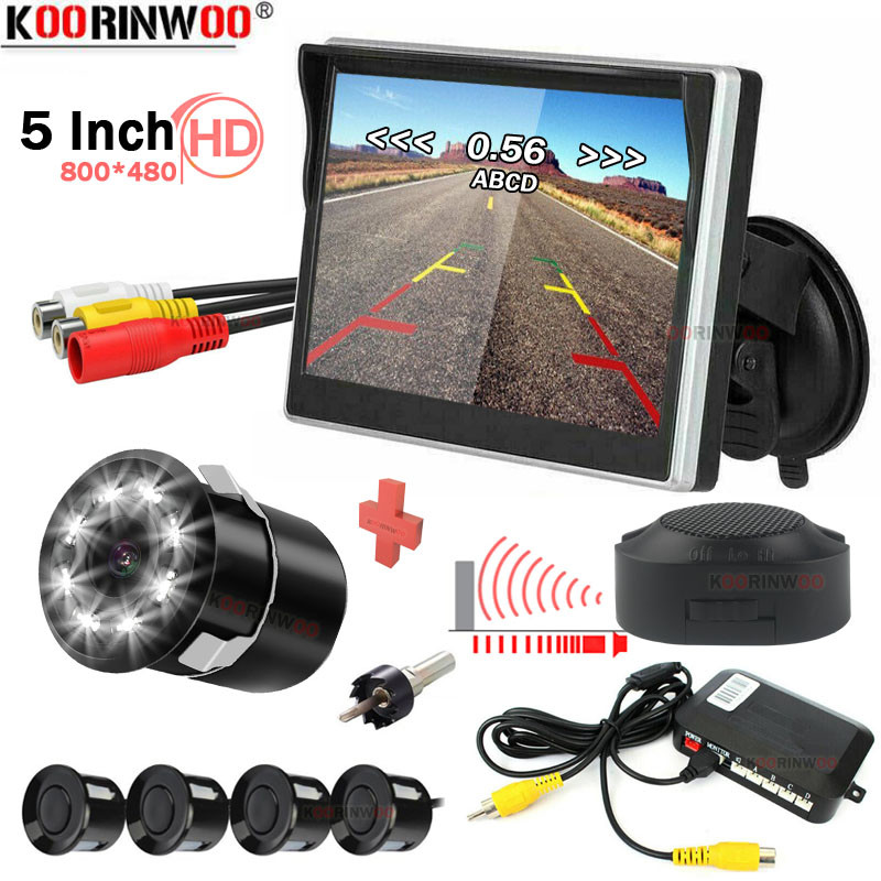Koorinwoo Dual CPU Core Car Sensors With Camera Parking Monitor Car ...
