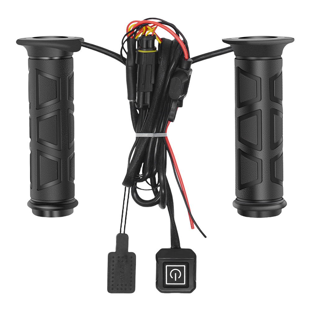 DC 12V Electric Molded Grips Motorcycles Heated Handles Grips ...