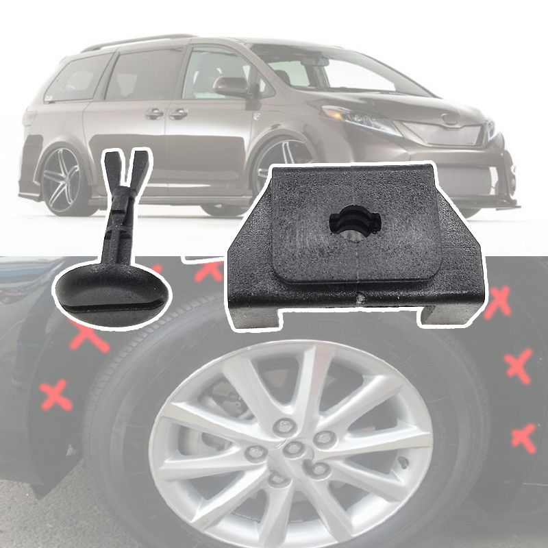 Car Front Fender Bumper Cover Clip Kit for Toyota Sienna 2004 2005 2006 ...