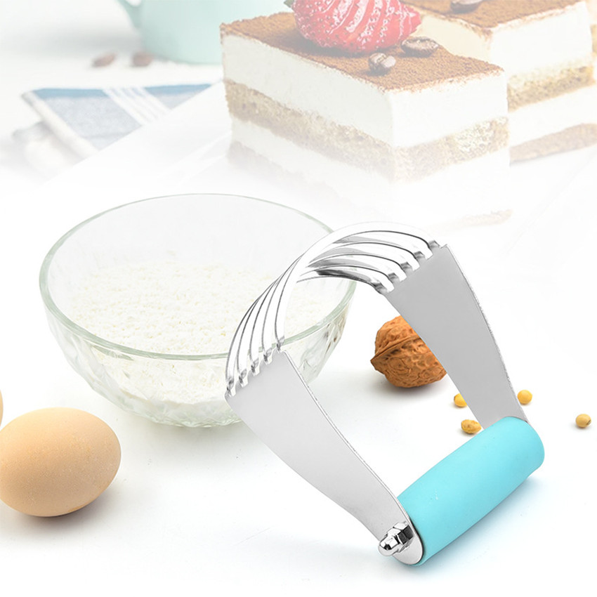 Heavy Duty Pastry Blender and Dough Cutter with Blades - UniTop