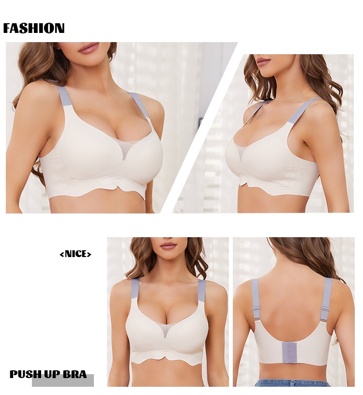 Fallsweet M 6xl Seamless Bras For Women Wireless Full Coverage Bra Plus