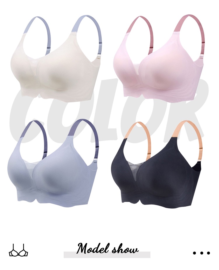 Fallsweet M 6xl Seamless Bras For Women Wireless Full Coverage Bra Plus
