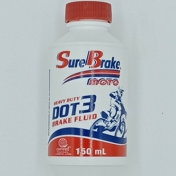 Sure Brake Dot 3 brakefluid 150ml | Shopee Philippines
