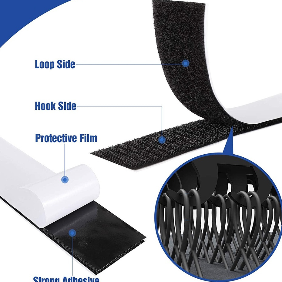 20mm 30mm 50mm Self Adhesive Velcro Magic Tape with Pair Hook and Loop ... 20mm 30mm 50mm Self Adhesive Velcro Magic Tape with Pair Hook and Loop ...