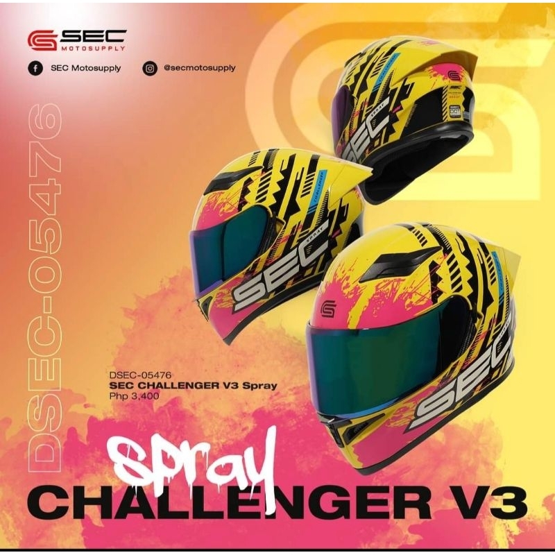 SEC CHALLENGER V3 SPRAY | Shopee Philippines