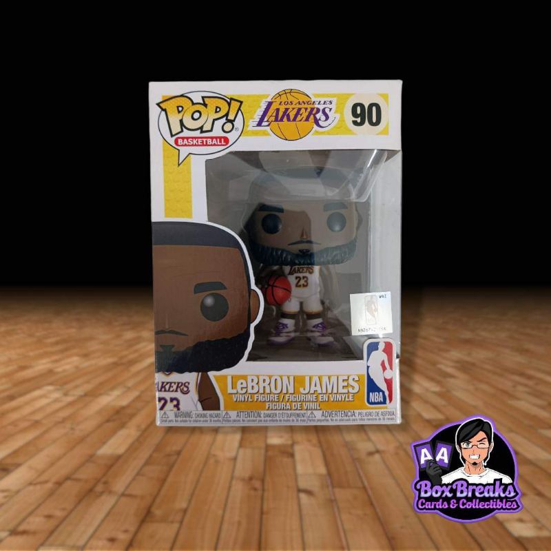 Funko POP NBA: Lakers - Lebron James (White Uniform) | Shopee Philippines
