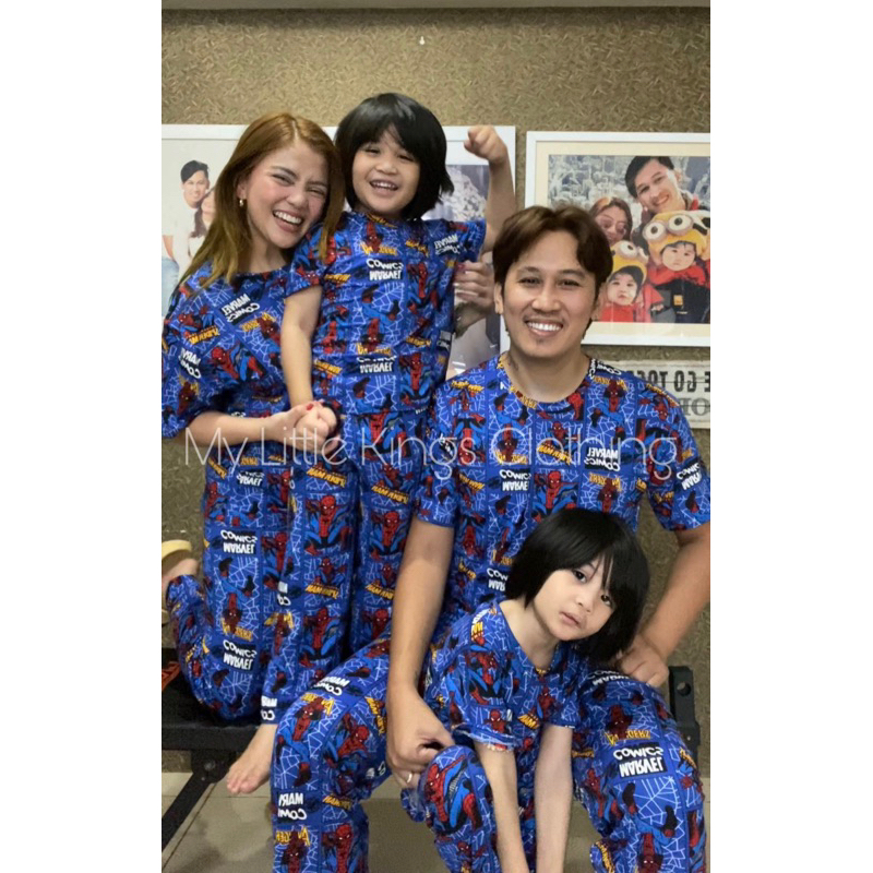My Little Kings Clothing Family Terno Pajama | Shopee Philippines