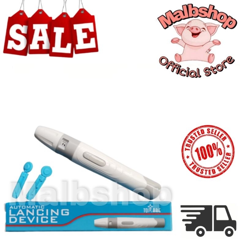 Automatic Lancing Device for Round Device Blood Lancet | Shopee Philippines