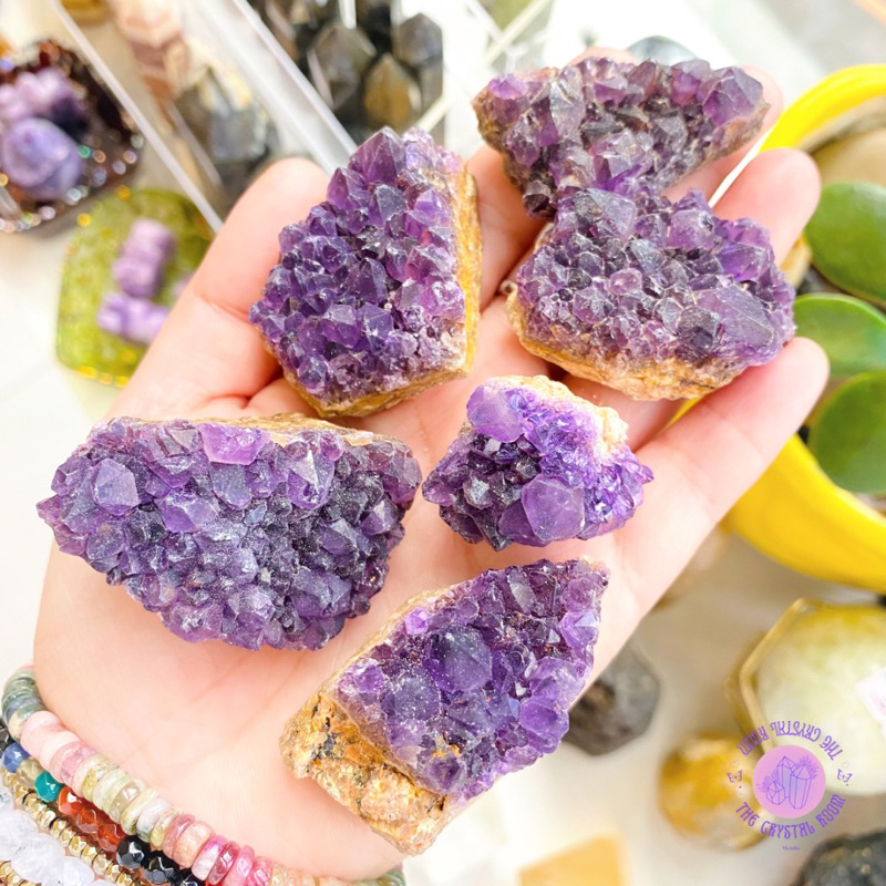 Amethyst Healing Crystal Cluster Quartz | Shopee Philippines