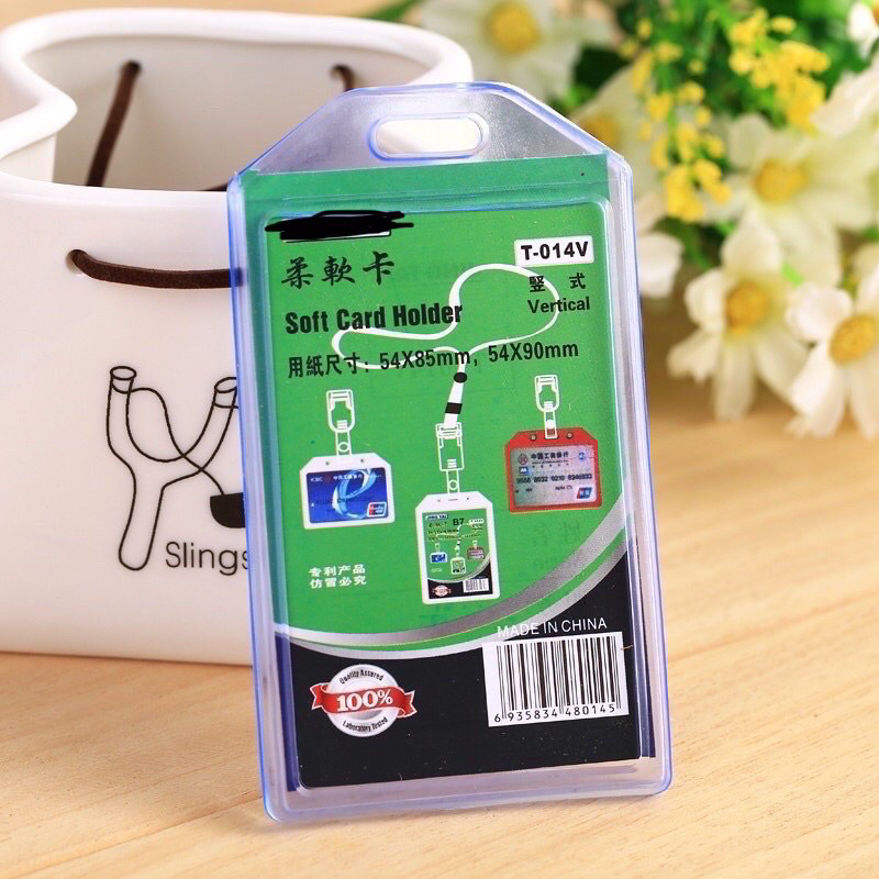 ID Card Case PVC ID Size T-014 Vertical | Shopee Philippines