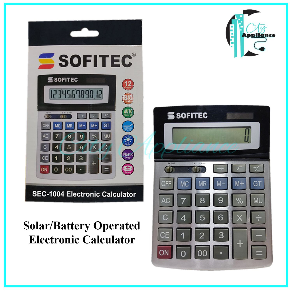 Solar Panel Calculator 12 Digits Display Multifunctional Calculator for ...