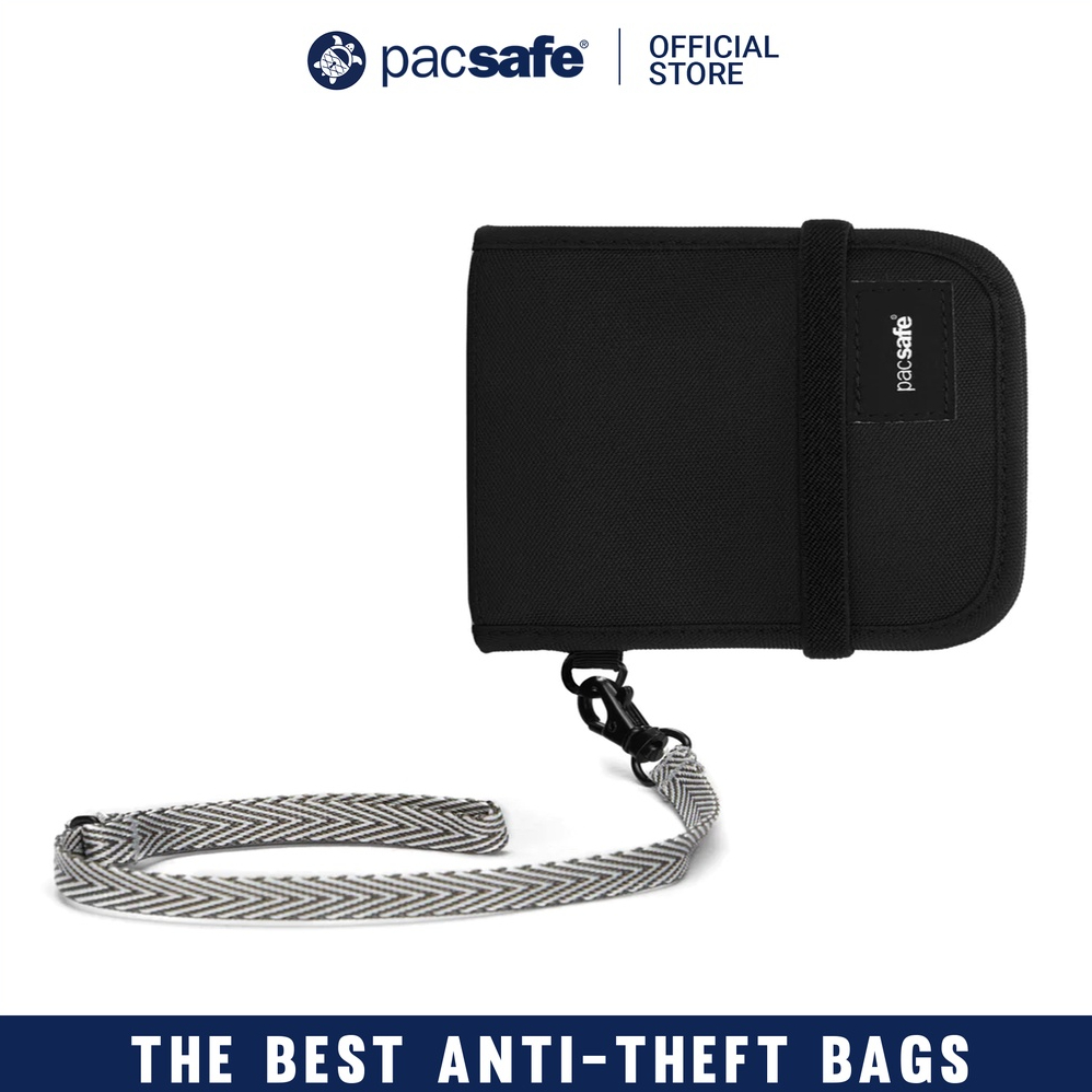 Pacsafe RFIDsafe V100 RFID Blocking Bifold Wallet | Shopee Philippines