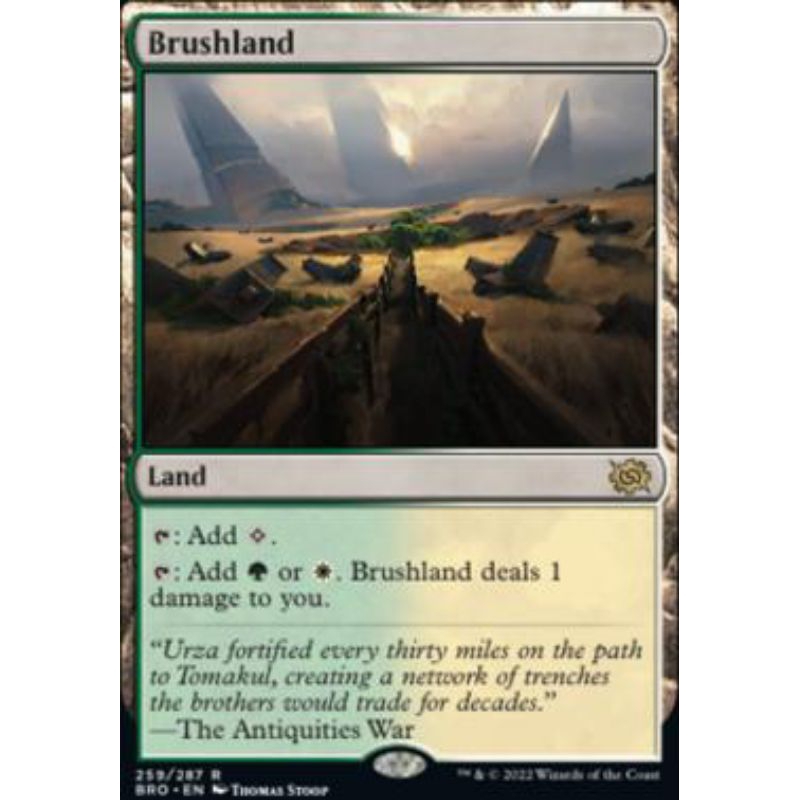 Brushland - BRO - Rare - MTG Cards (WotC) | Shopee Philippines