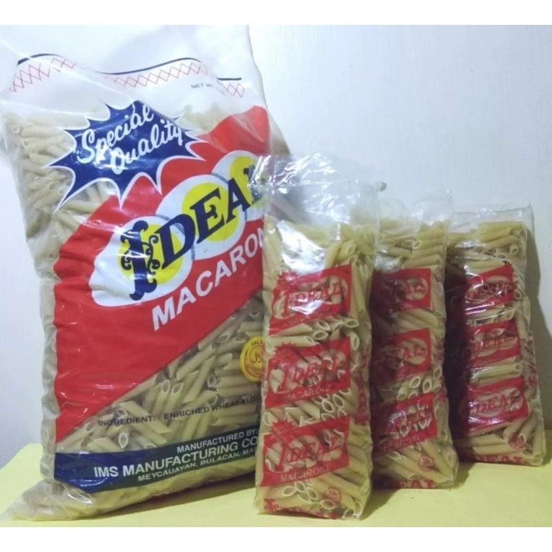 Ideal Pasta Macaroni, Penne, Fusilli, Macheloni, Shells | Shopee ...