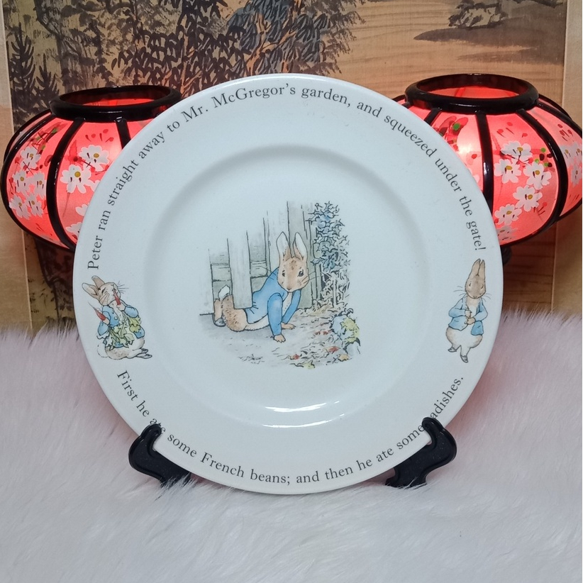 ENGLAND WEDGWOOD PETER RABBIT CERAMIC PLATE COLLECTIBLE | Shopee ...