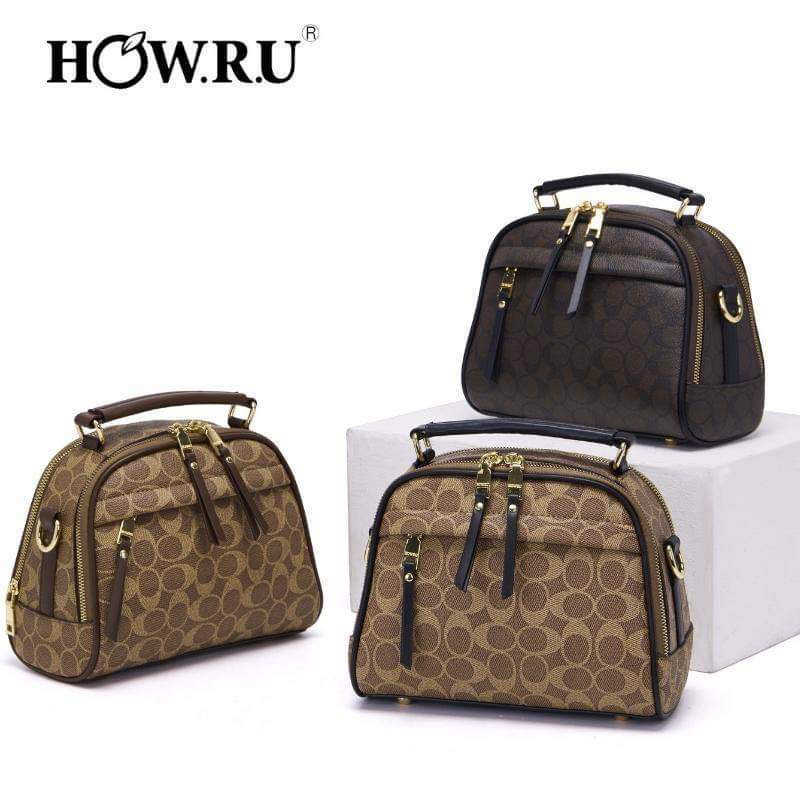 HOWRU CROSSBODY BAG/HANDBAG 2Compartment Leather | Shopee Philippines