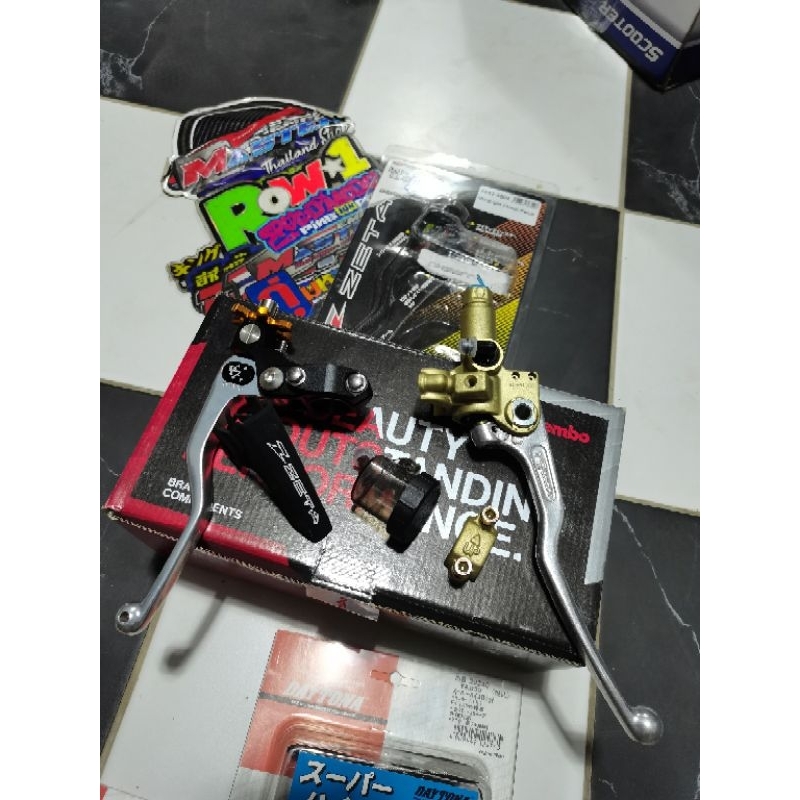Original Brembo PS16 x Zeta for raider wave pcx aerox mio xrm SOLD AS ...