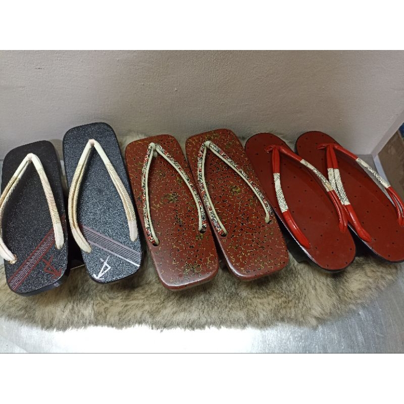 Japanese Traditional Wooden Slipper/ Japan Surplus | Shopee Philippines