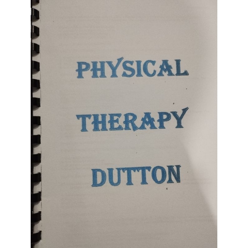 PT Reviewer: Dutton: Physical Therapy | Shopee Philippines