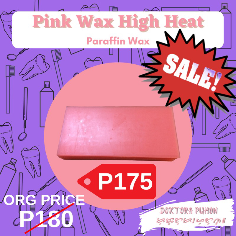 Pink Wax High Heat - Paraffin Wax (Sold Per 10 Pieces) | Shopee Philippines