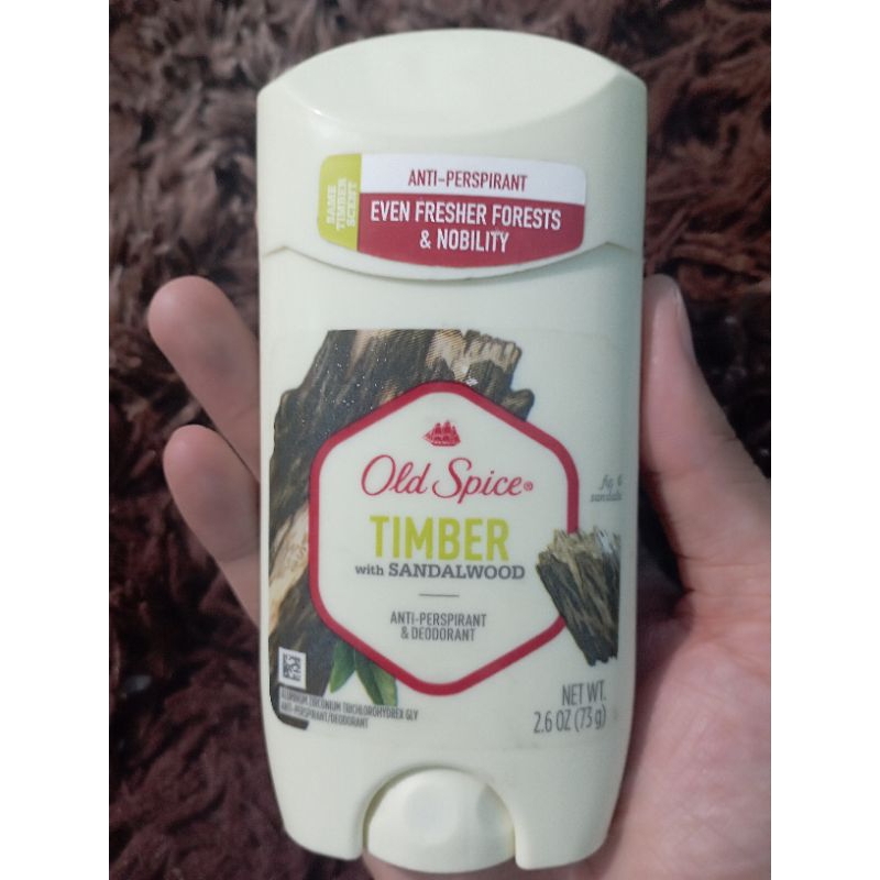 Old Spice Timber with Sandalwood Deodorant Stick 73G | Shopee Philippines