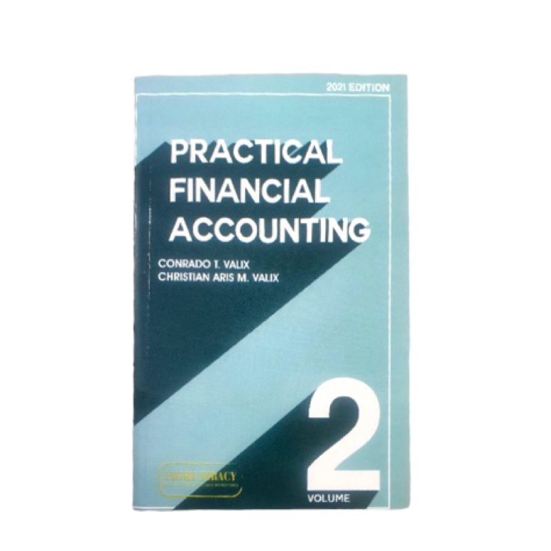 PRACTICAL FINANCIAL ACCOUNTING (volume 2) by Valix | Shopee Philippines