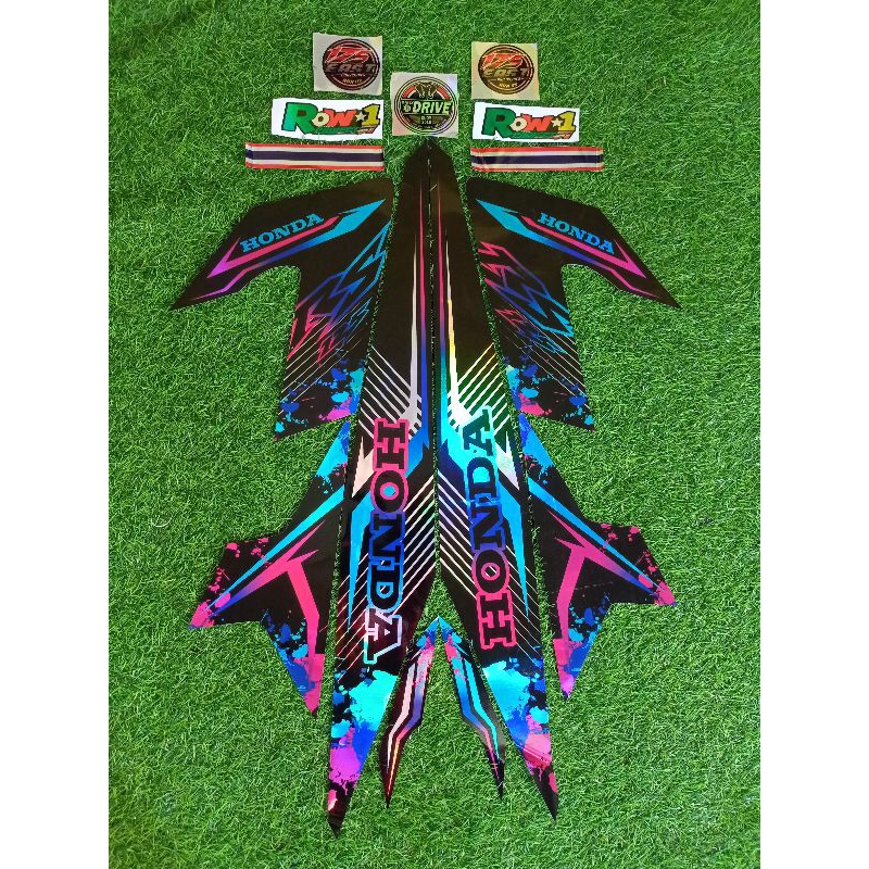 HONDA RS 125 FI STOCK SIZE DECAL ( MALAYSIAN ) | Shopee Philippines