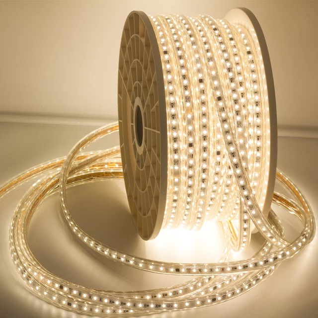 5730 warm/white/blue Led strip lamp 220V IP65 waterproof fairy lamp ...