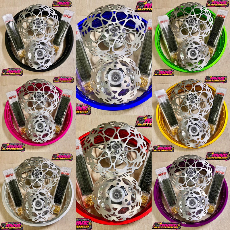 Rimset For Raider 150 Carbtype ,Fi Fee Bearing Spacer (Bigdisc ...