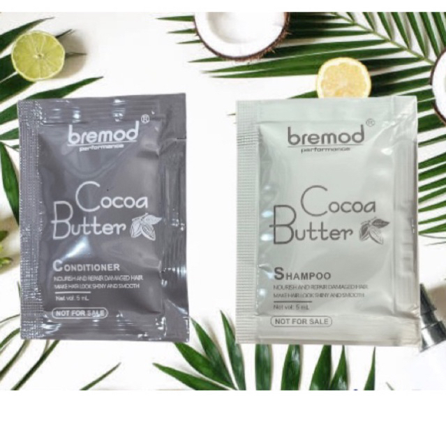 Bremod Cocoa Butter Shampo & conditioner ( 10 sachet ) | Shopee Philippines