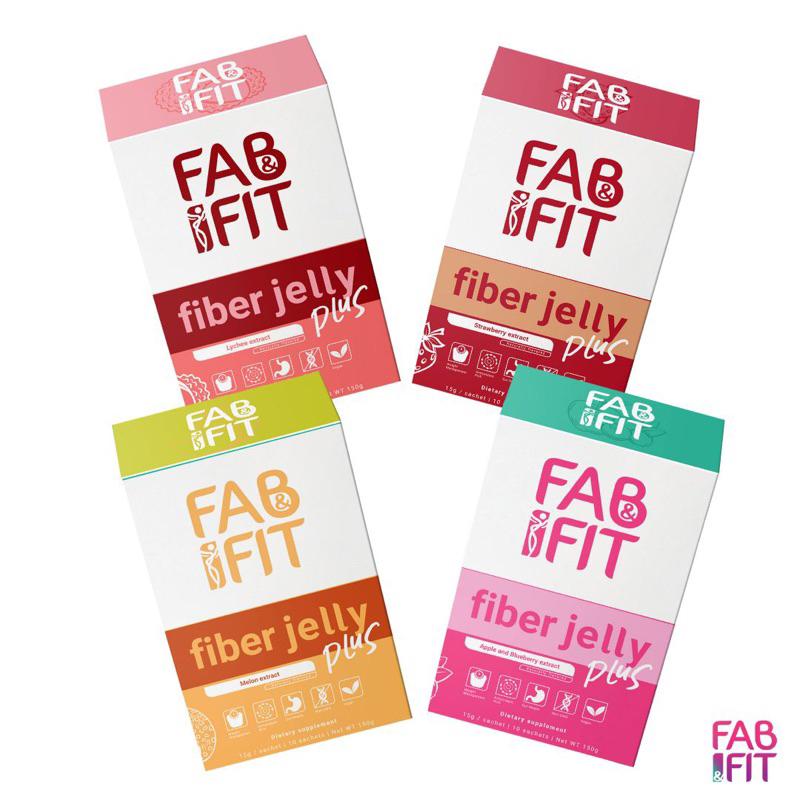 FAB & FIT Fiber Jelly Plus (Slimming Jelly) 10 sachets per box | Shopee ...