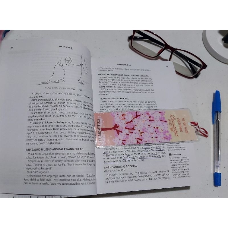 Laminated Bookmark Bible verse / motivational and customized affordable ...