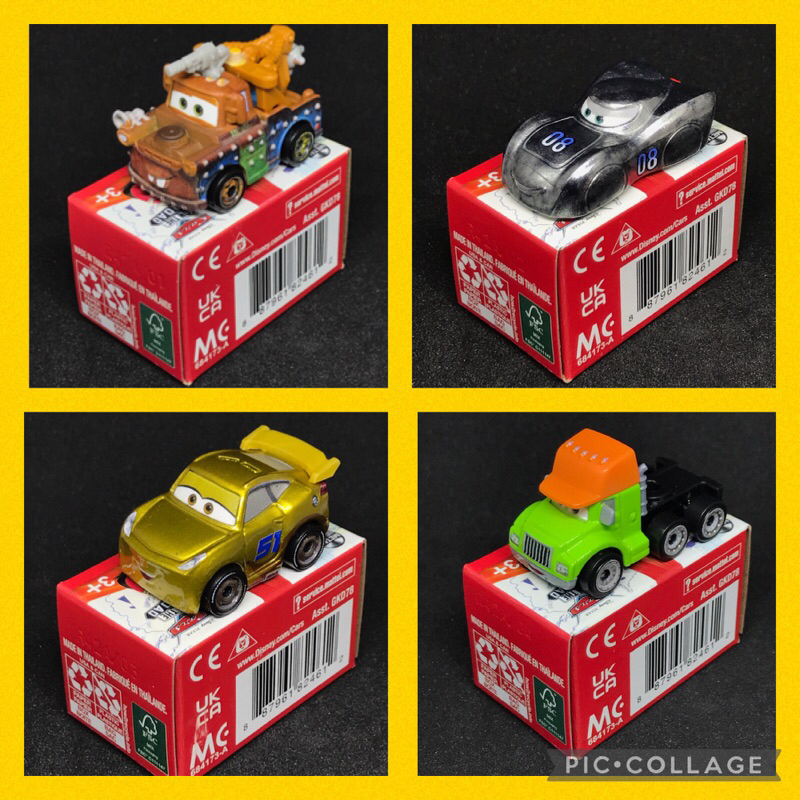 Disney Cars Mini Racers 2023 Series 1 (#s 1, 2, 3 and 4) | Shopee ...
