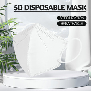 50PCS 5D mask kn95 facemask original disposable butterfly face mask 5 ...