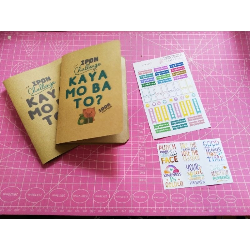 ipon challenge with free stickers | Shopee Philippines