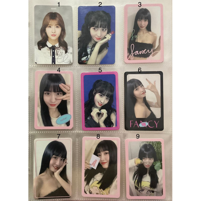 TWICE Momo Official Photocards 1 | Shopee Philippines