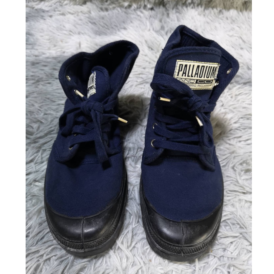 Palladium Navy Blue Outdoor Boots | Shopee Philippines