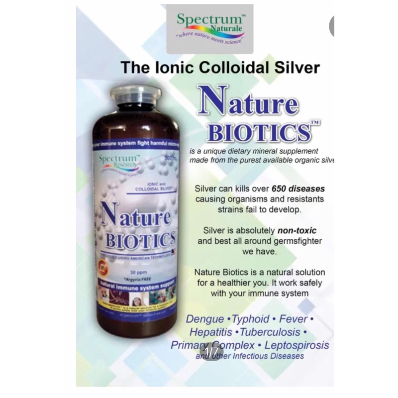 Nature Biotic/Colloidal Silver 250ml/500ml | Shopee Philippines