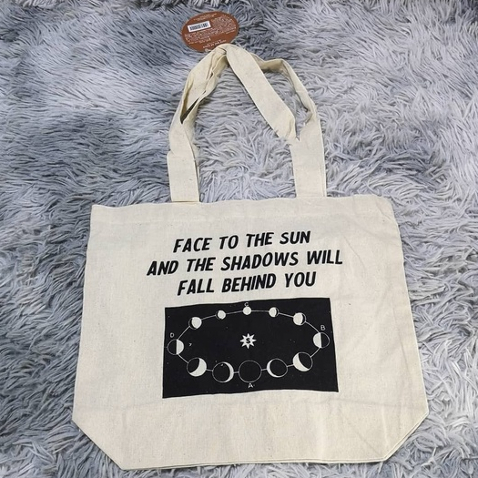 Cream White Tote Bag | Shopee Philippines