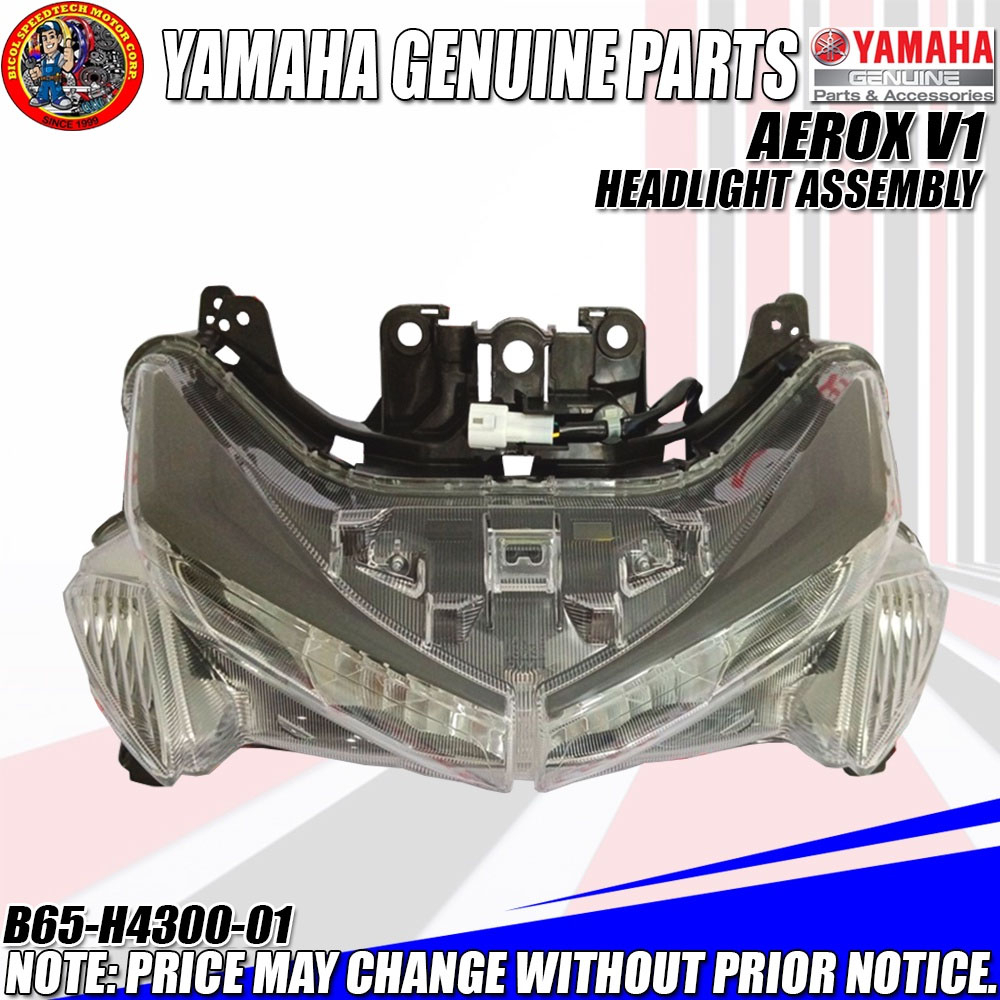 AEROX V1 HEADLIGHT ASSEMBLY (YGP) (Genuine: B65-H4300-01) | Shopee ...