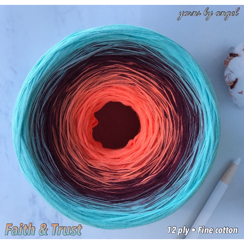 12 ply Crochet Gradient Yarn | Shopee Philippines