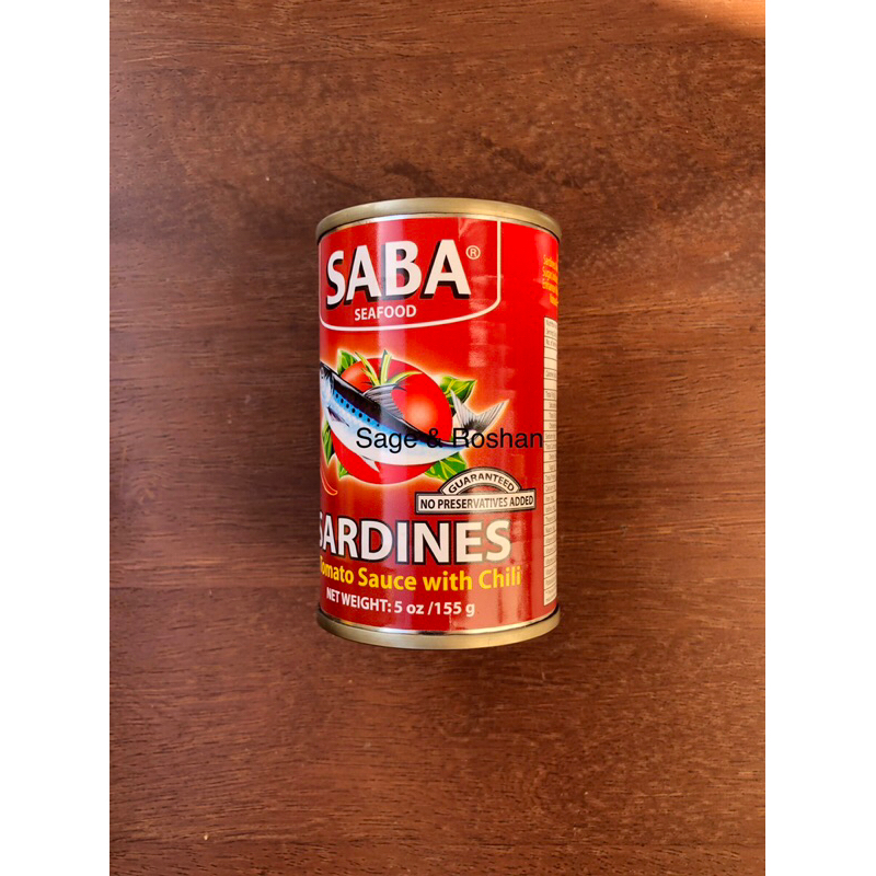 Saba Sardines in Tomato Sauce with Chili 155g | Shopee Philippines