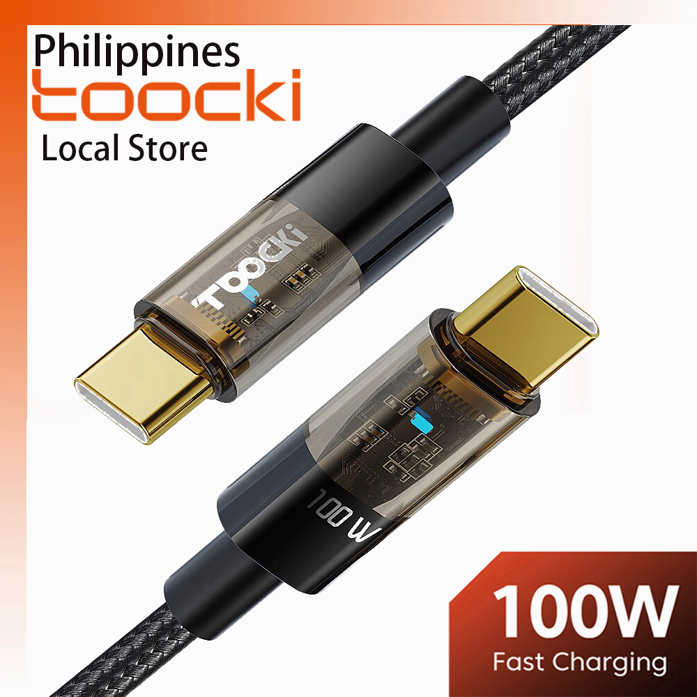 Toocki 100W Fast Charging Type C To Type C/USB Cable Quick Charge 4.0 ...