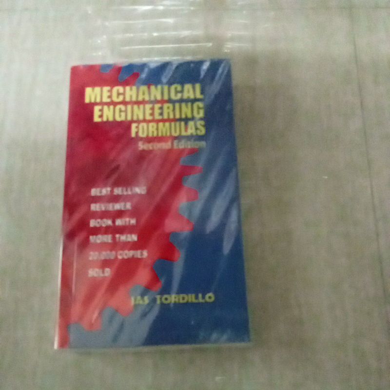 Mechanical Engineering formulas(2nd edition)(but Tordillos) | Shopee ...