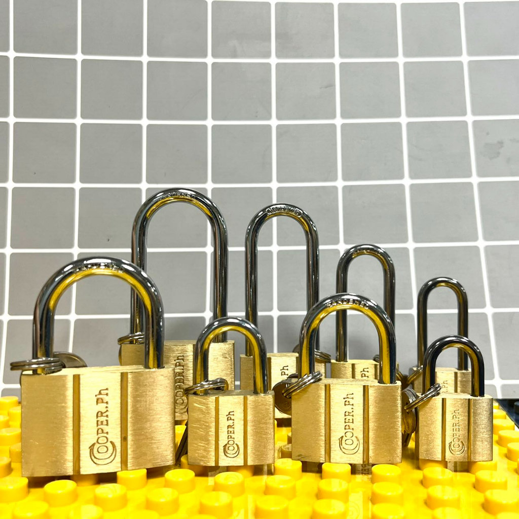Cooper.ph CP-BPA Brass Padlock Short and Long Shackle | Shopee Philippines