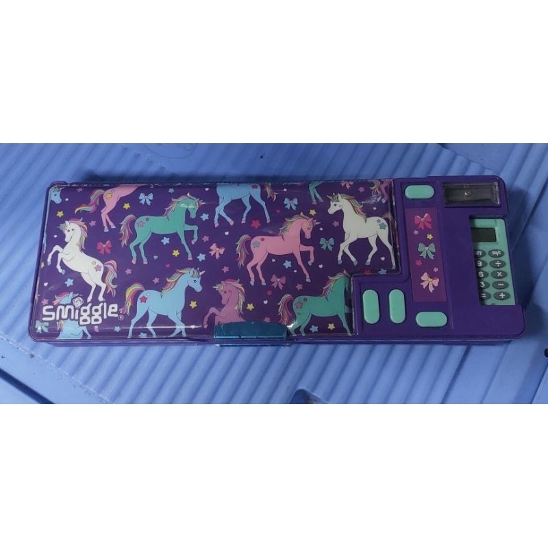 Prelove Smiggle Unicorn Purple Pop Out Pencil Case | Shopee Philippines