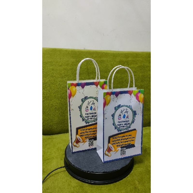 Requested Theme Loot Bag / Paper Bag 10pcs | Shopee Philippines